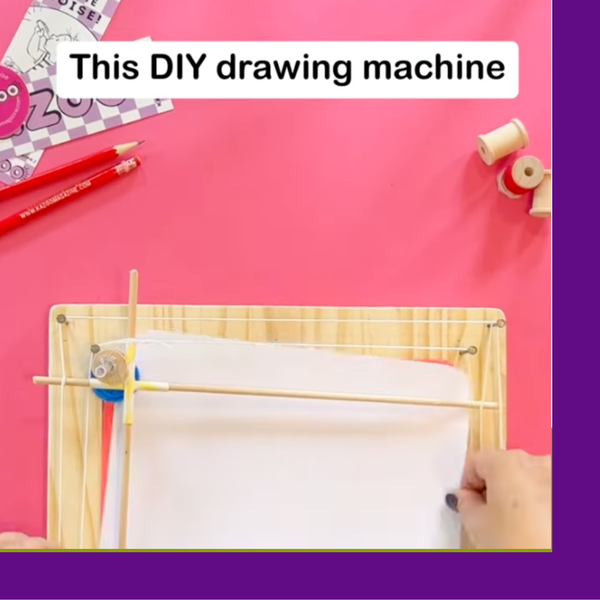 Bonus: See our DIY Drawing Machine in Action - Kazoo Magazine